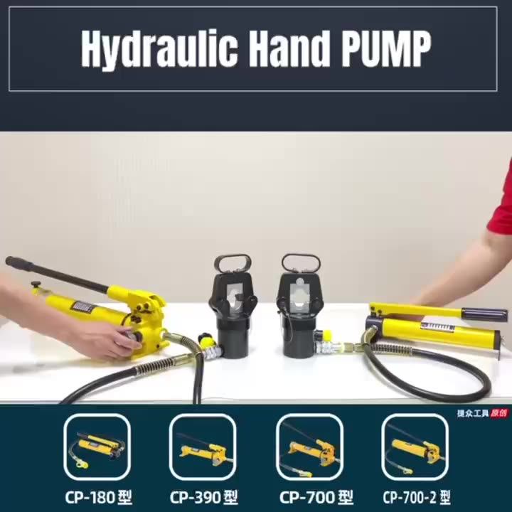 Powerful Hydraulic Hand Pump 10000psi Manual Lifting Pump Single Acting Hand Operated Porta ...