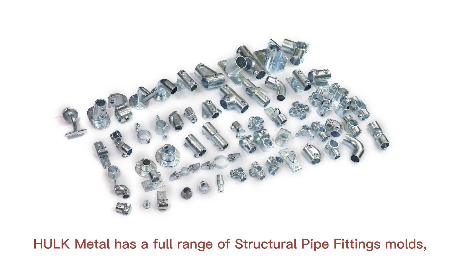 Cast Iron Structural Flange 48.3 Mm Tube Clamps Fitting Clamp For Pipe ...