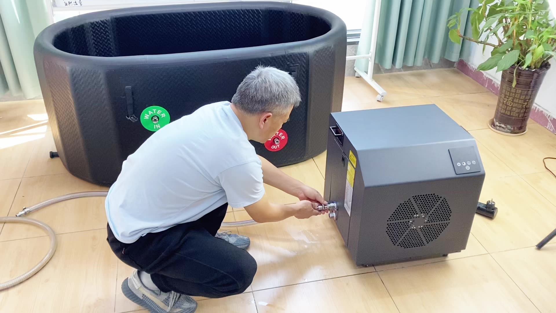 2hp Recovery Ice Bath Cold Plunge Tub Wifi Water Chiller 1hp With Pump ...