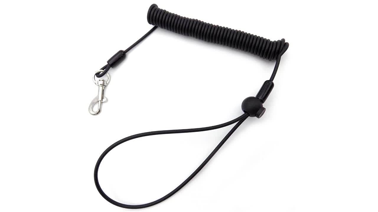 Safety Protection Coil Tether Wire Tool Lanyard For Hammer With ...