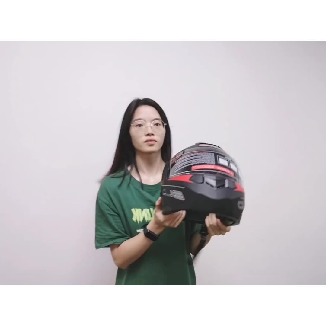 Unique Ece Dot Flip Up Helm Full Face Modular Helmet Dual Sunglasses ...