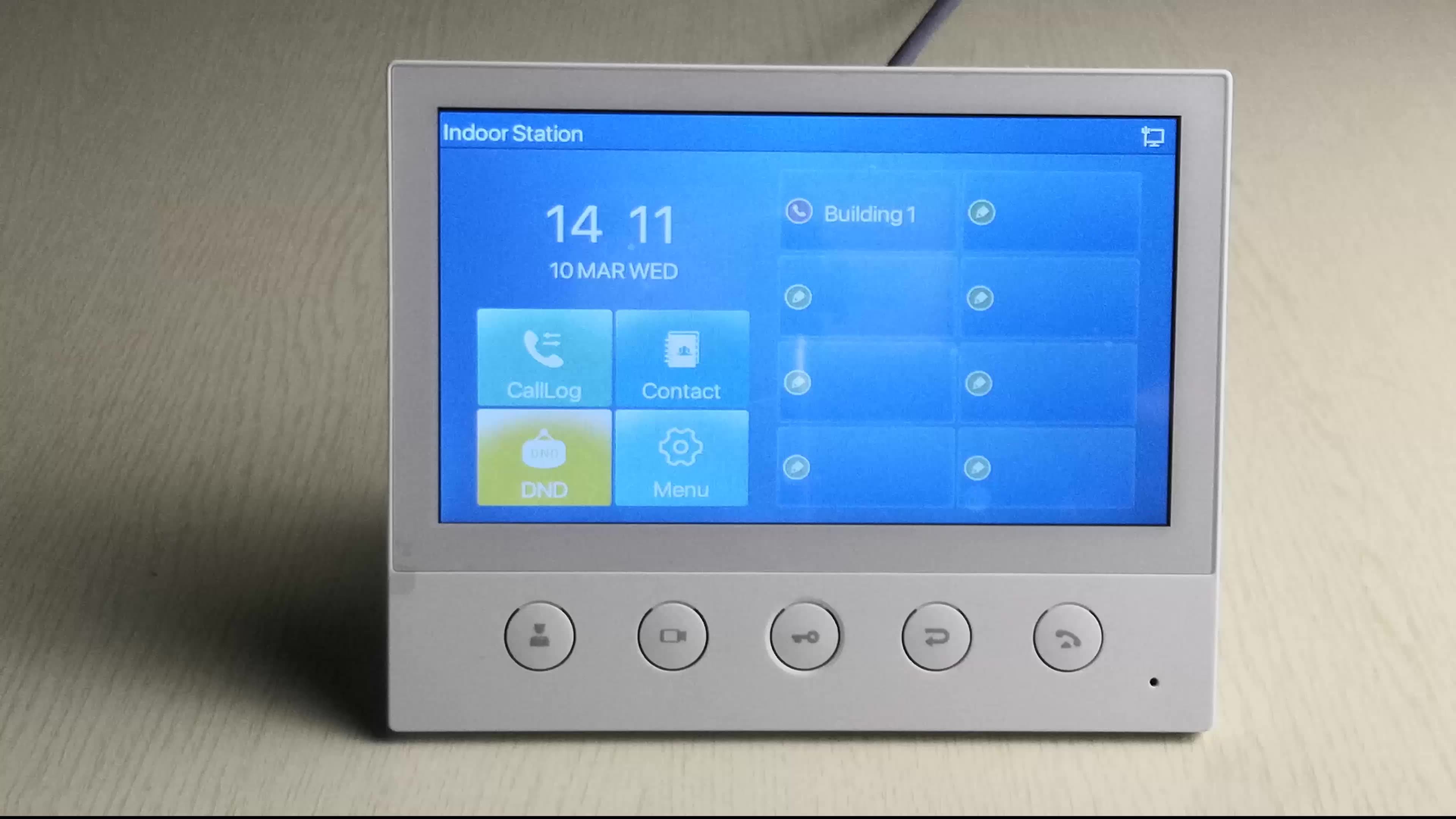 Ip Phone 4 Sip Lines Poe And Power Supply Hd Video Voip Phone 7-inch ...