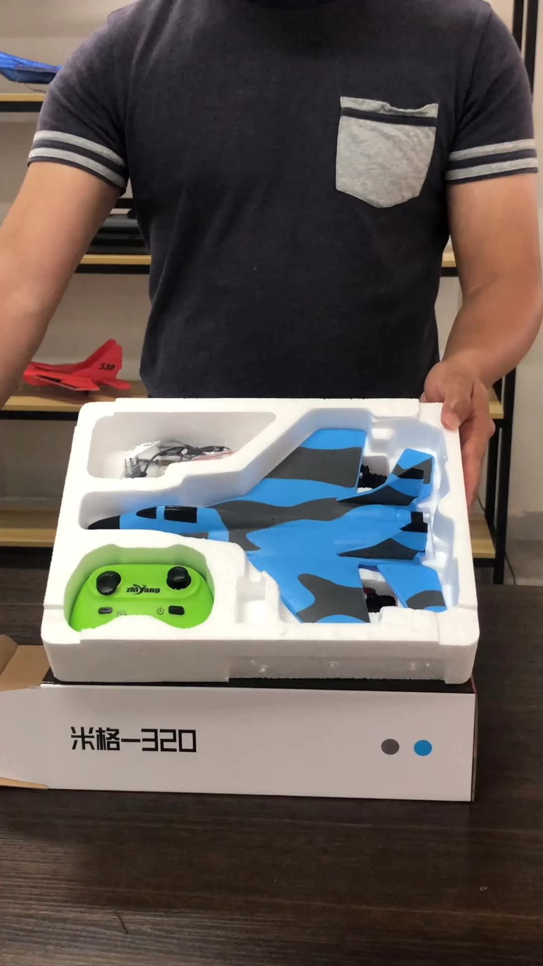 2024 New Zy-325 Remote Control Aircraft Glider Triangle Wing Model ...