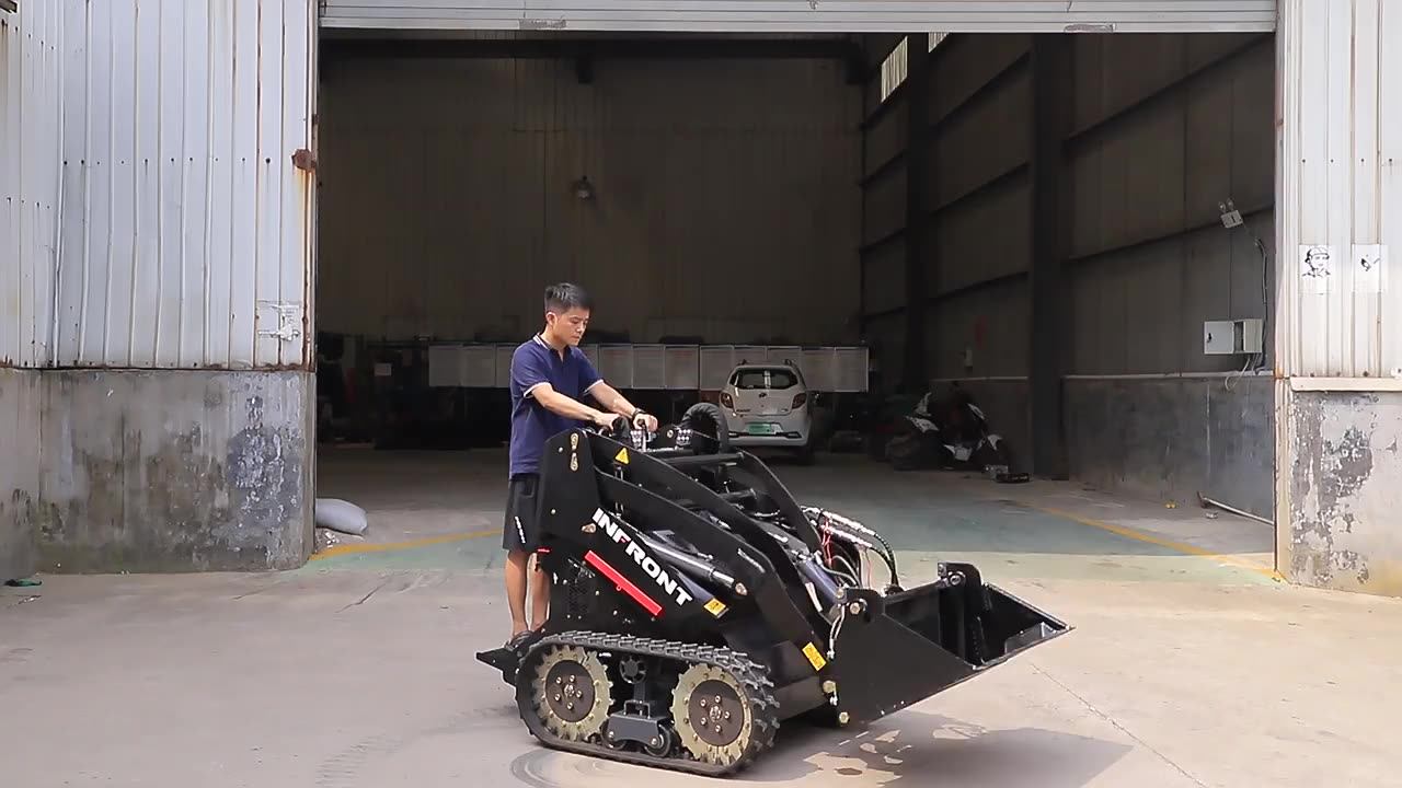 Infront Wheel Tracked Skid Steer Loader Mini 500kg 700kg 850kg 950kg ...