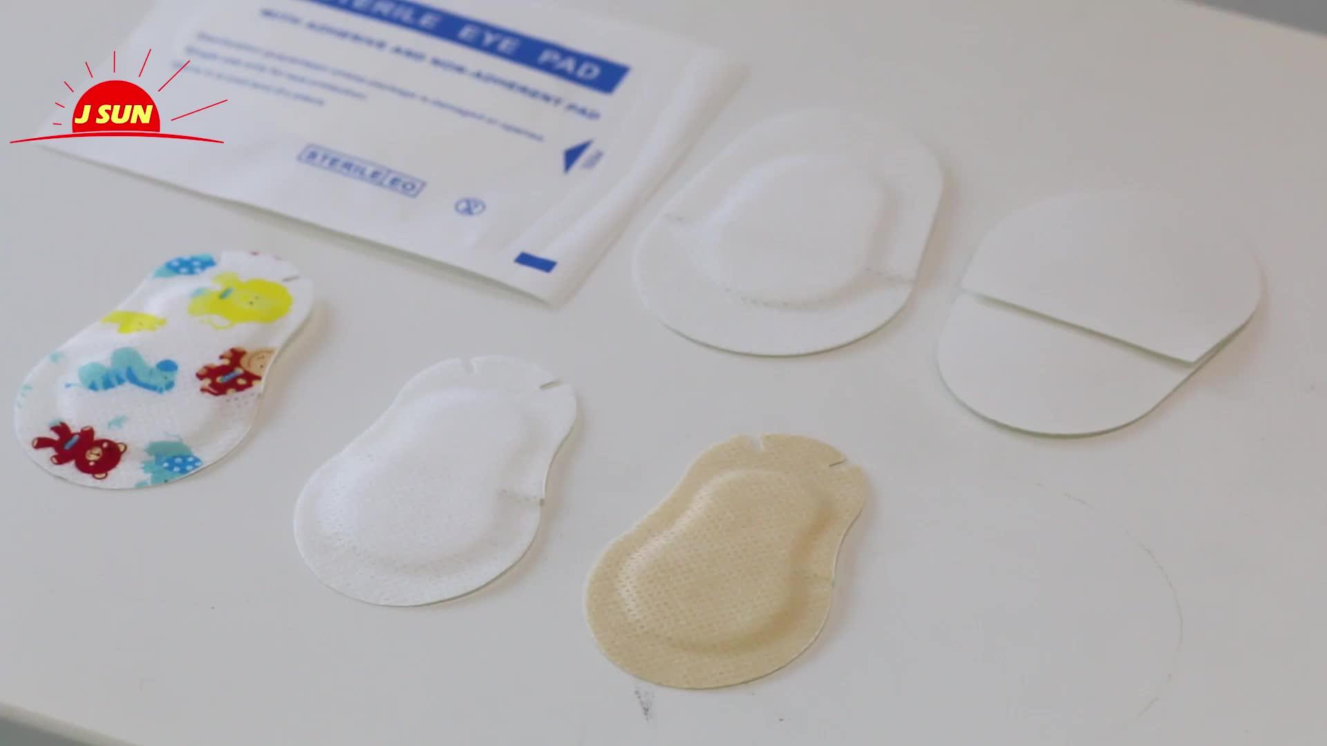 Medical Sterile Kids Eye Patches Latex Free Hypoallergenic Cotton ...