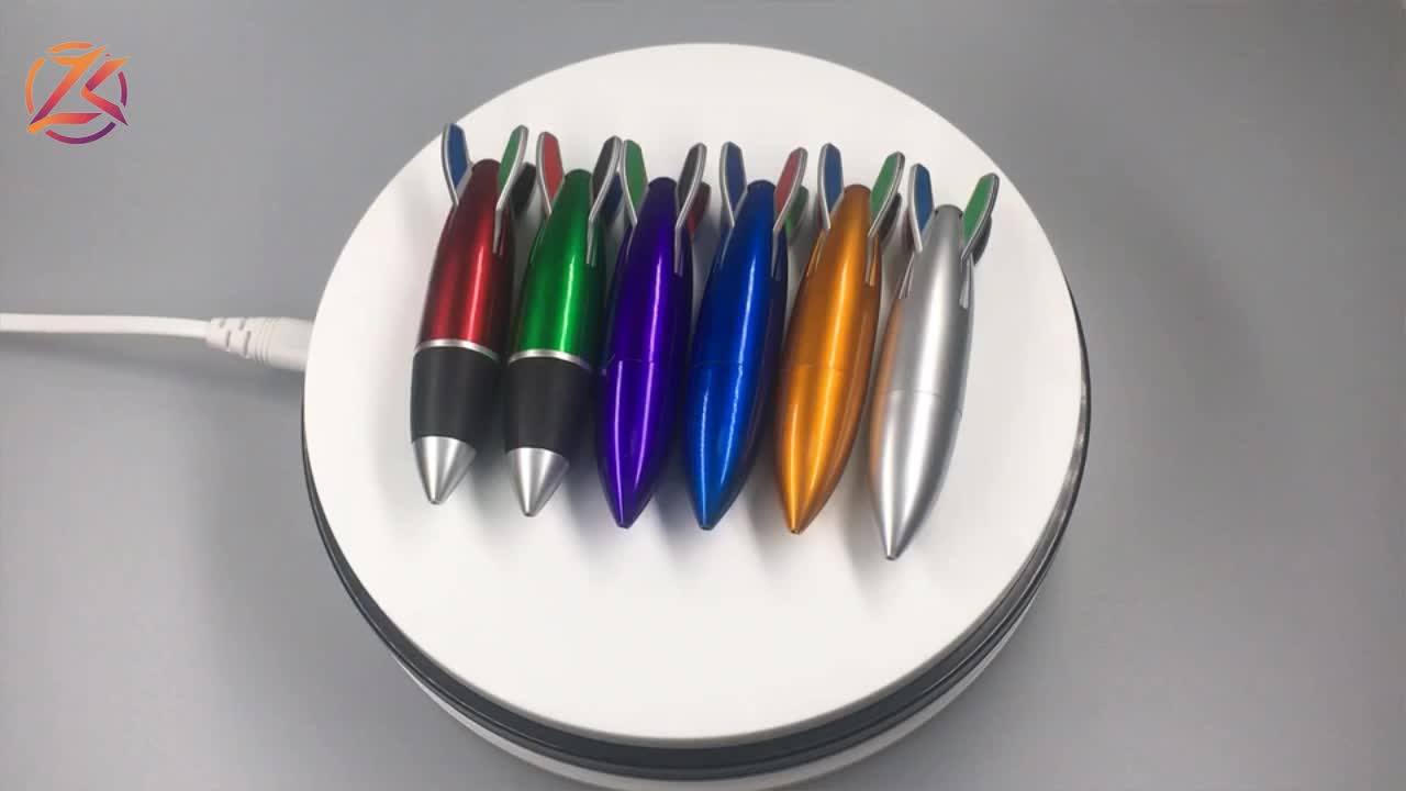 Creative Rocket Shaped Pen Plastic Missile Shape Ball Pen Toy Pen For ...