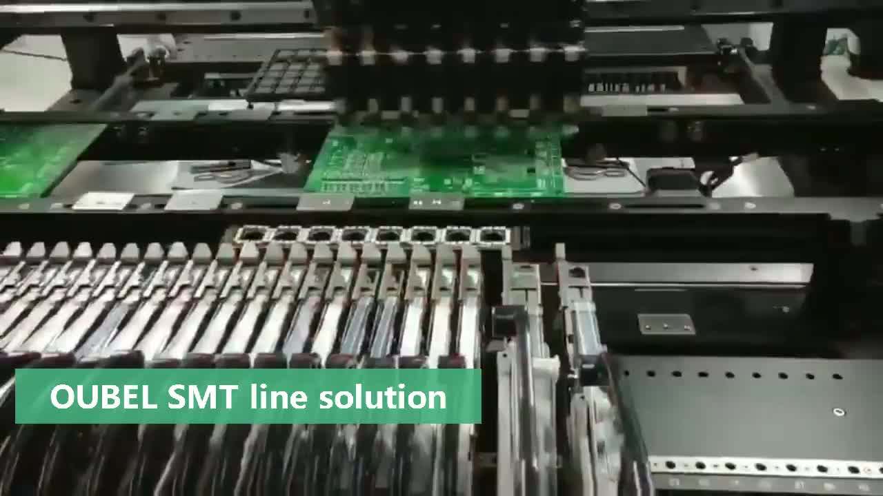 Whole Smt Production Line Solution 8 Heads Smd Pick And Place Machine ...
