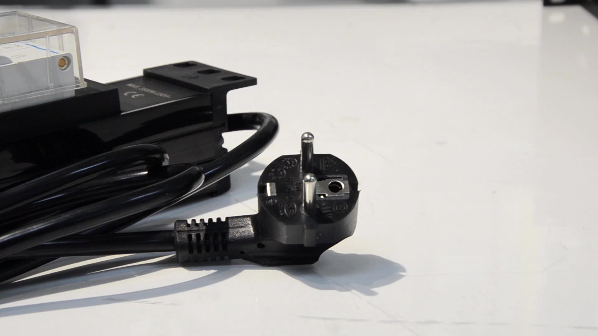 1u 19" Pdu 6 Way Germany Socket Rack Mount 16a Power Distribution Unit ...