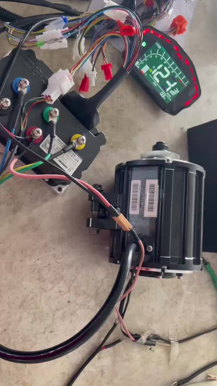 Qs 120 70h Mid Drive Motor 72v2000w 428t Gear For Electric Motorcycle ...