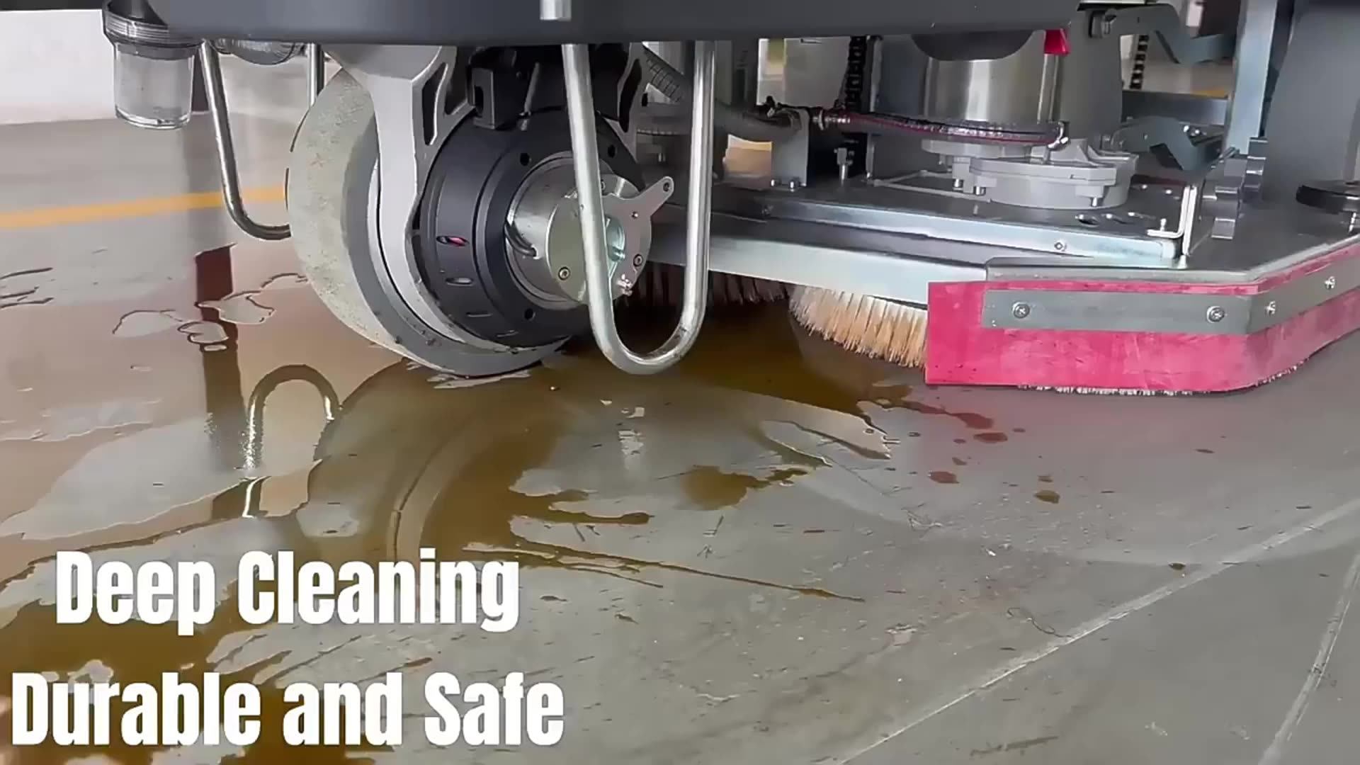 Big Ride On Battery Powered Cordless Self Driving Floor Cleaning ...