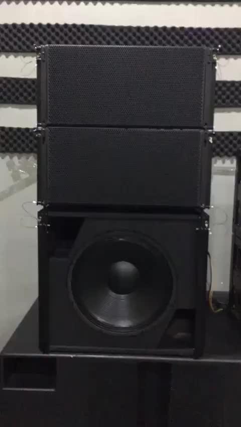 Professional Line Array Mid Bass 18-inch + 12-inch Subwoofer Speakers ...