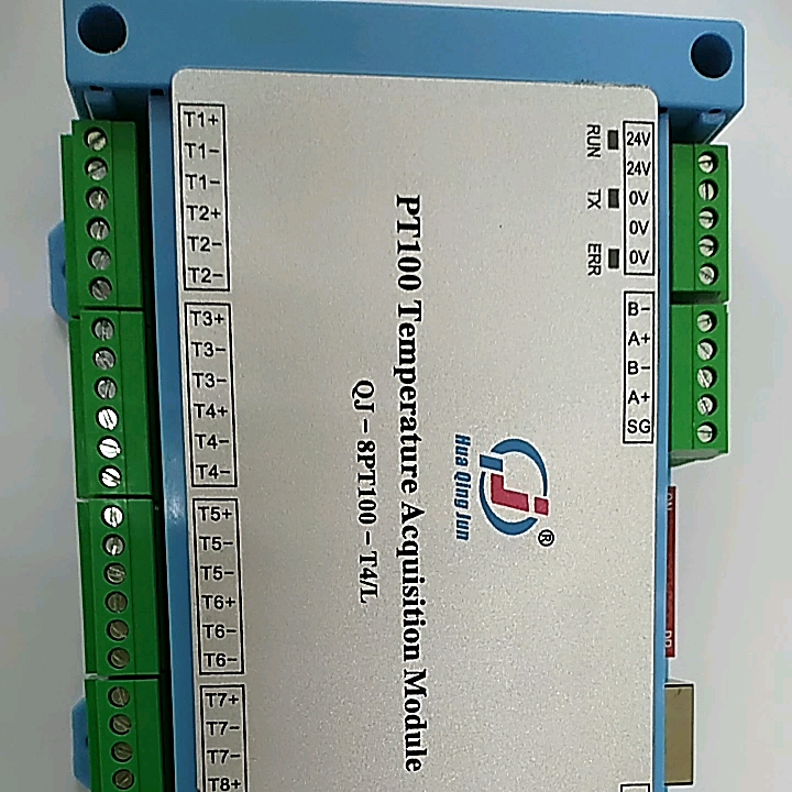 Huaqingjun 8-channel Pt100 Temperature Acquisition Module Modbus Rtu ...