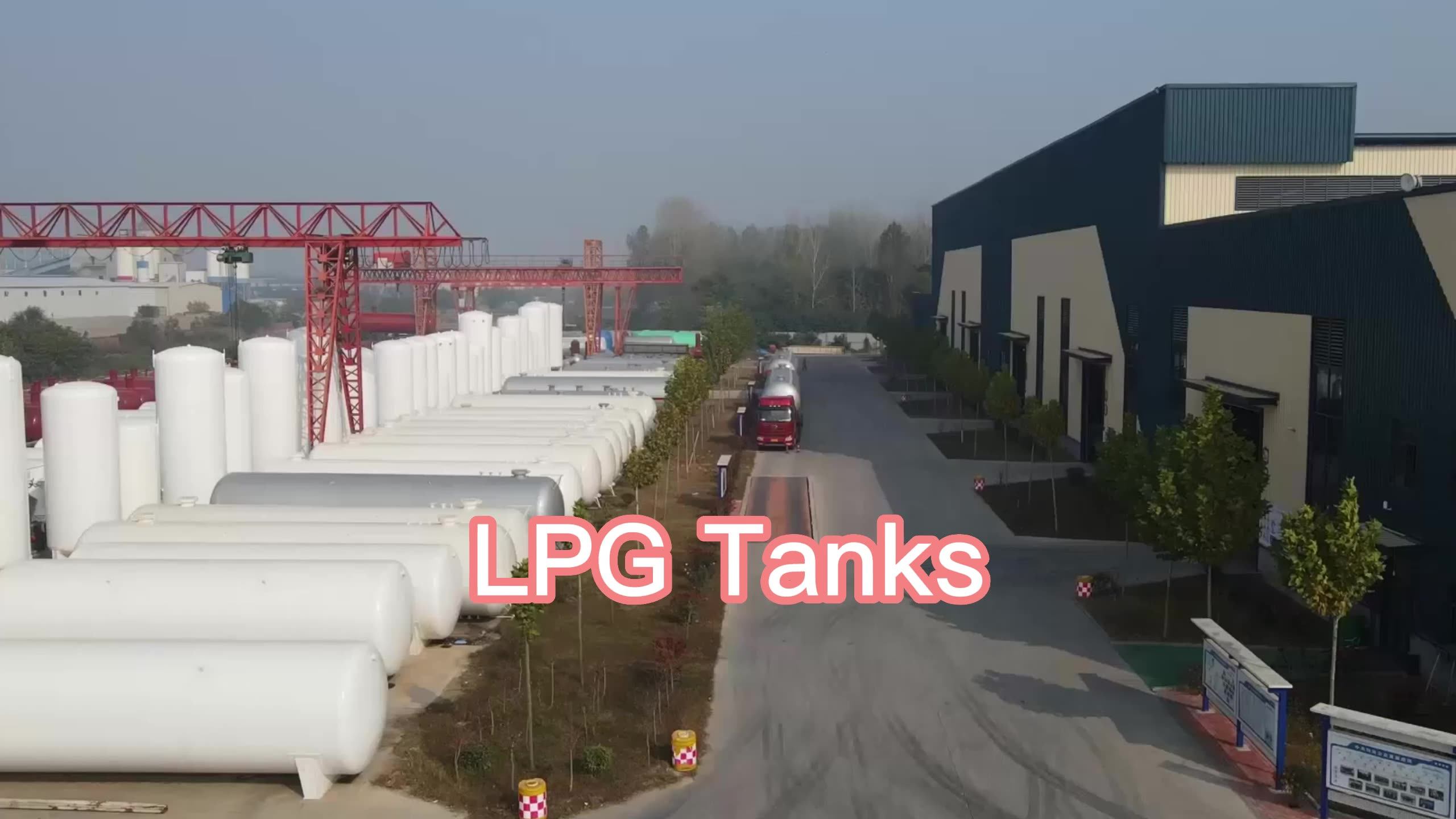 Aboveground Underground 20ton 20000 Liters Horizontal Fixed Propane Lp ...