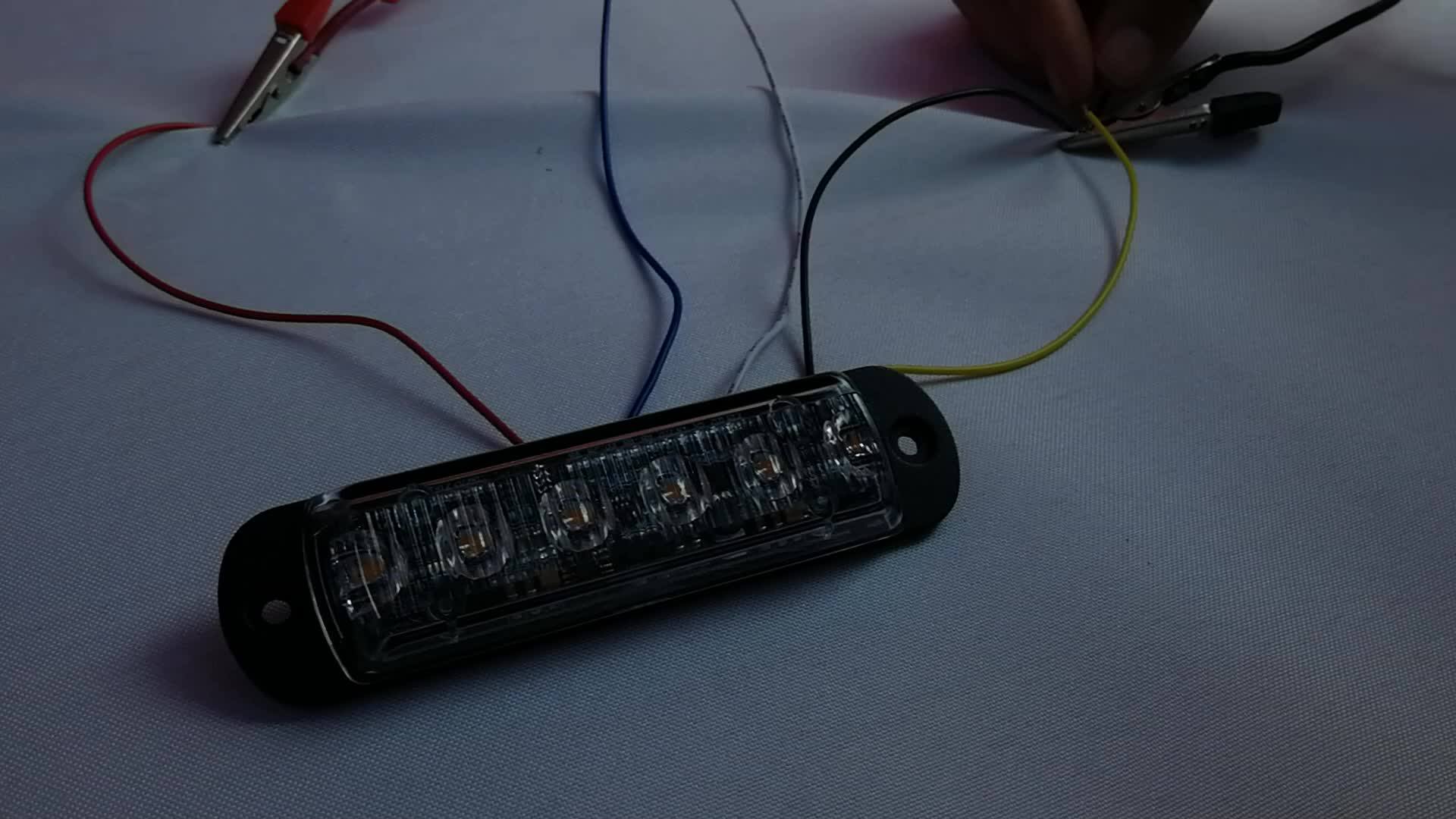 High Intensity 3watt Led Strobe Police Dash Light Window Interior Visor ...