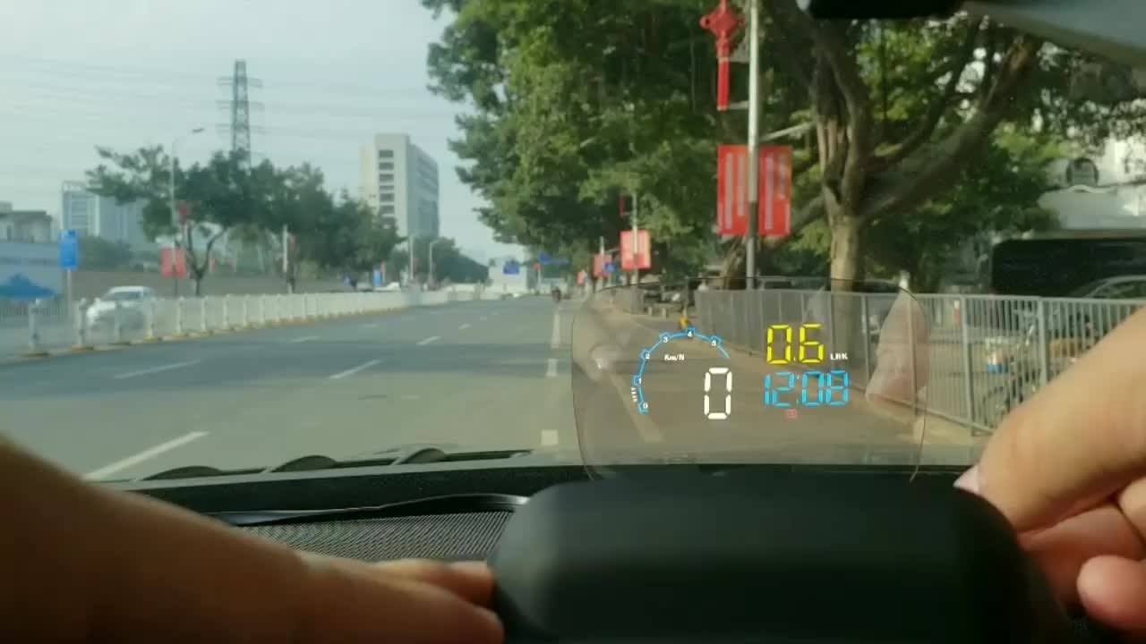 Car Hud With Transparent Mirror Reflect C600 Head Up Display No Need ...
