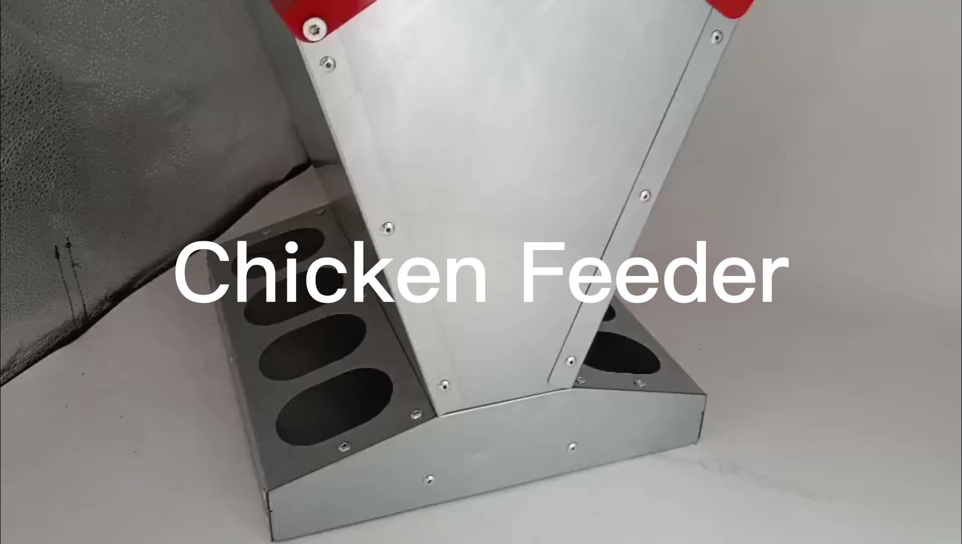 Automatic Chicken Feeder Treadle Metal Stainless Poultry Feeders Duck ...