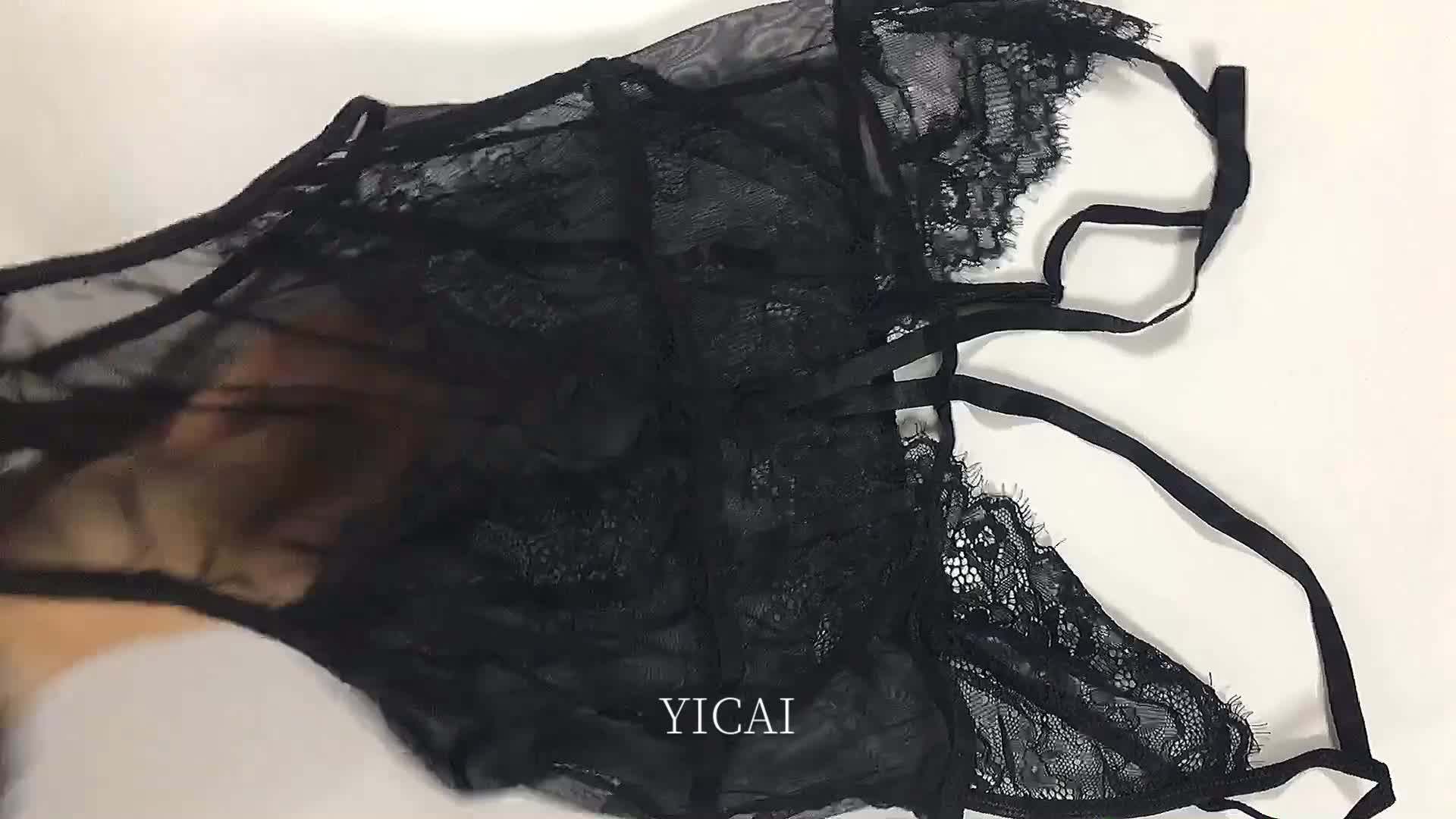 Wholesale Lady Bodysuit Girls Night Sexy Wear Transparent Suspender ...