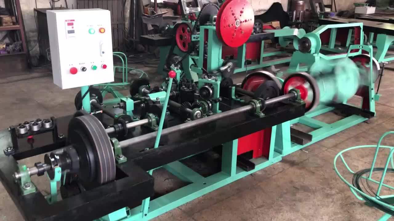 Automatic Barbed Wire Fencing Machine - Buy Barbed Wire Machine ...