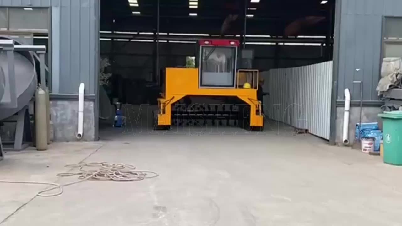 Electric Compost Tumbler Solid Waste Compost Mixer Mushroom Compost ...