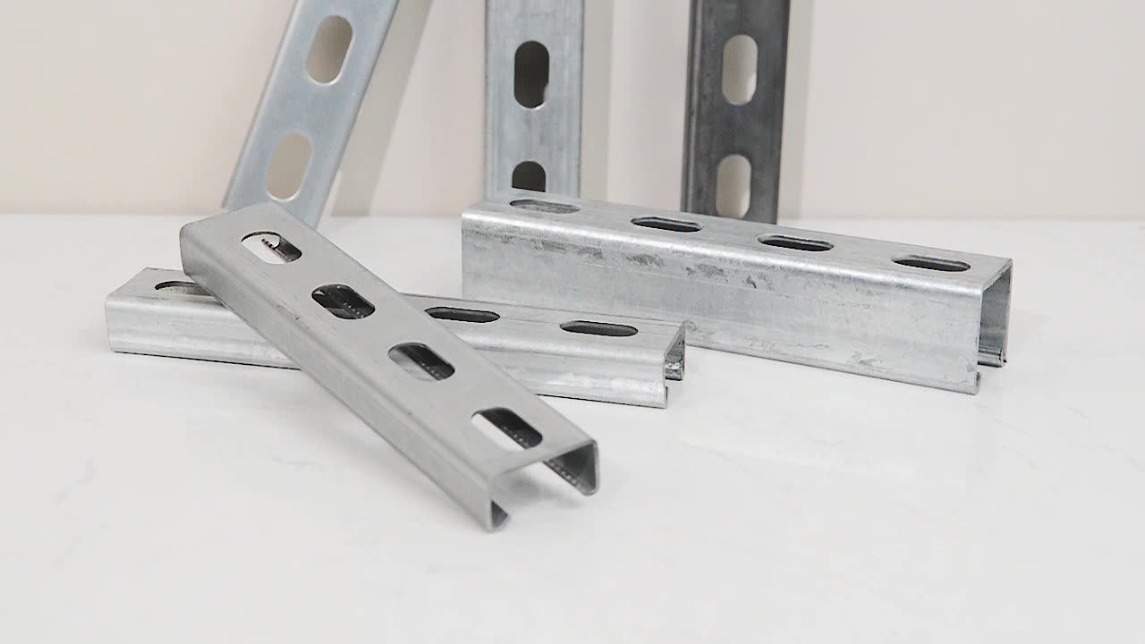 Viral Videos & Demos On Custom aluminium u profile 40X40 punched u ...