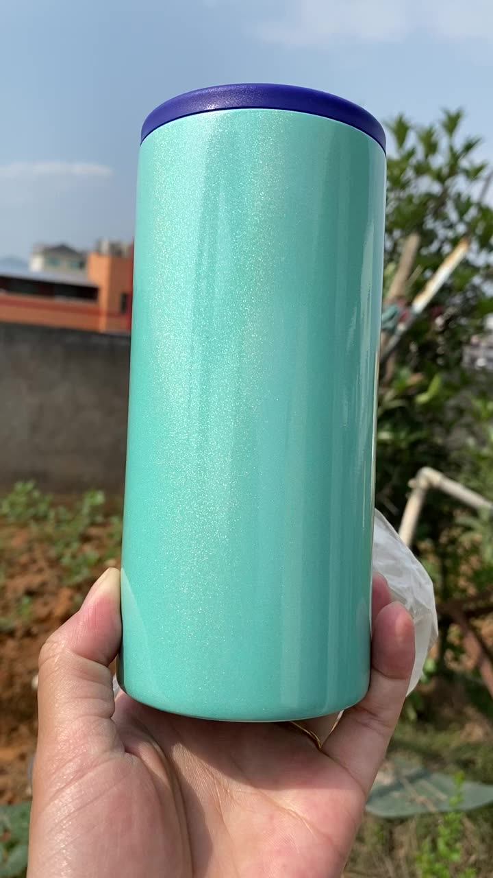 12 Oz Skinny Can Cooler Thermos Cold Can Holder For 350ml Cans - Buy 12 ...