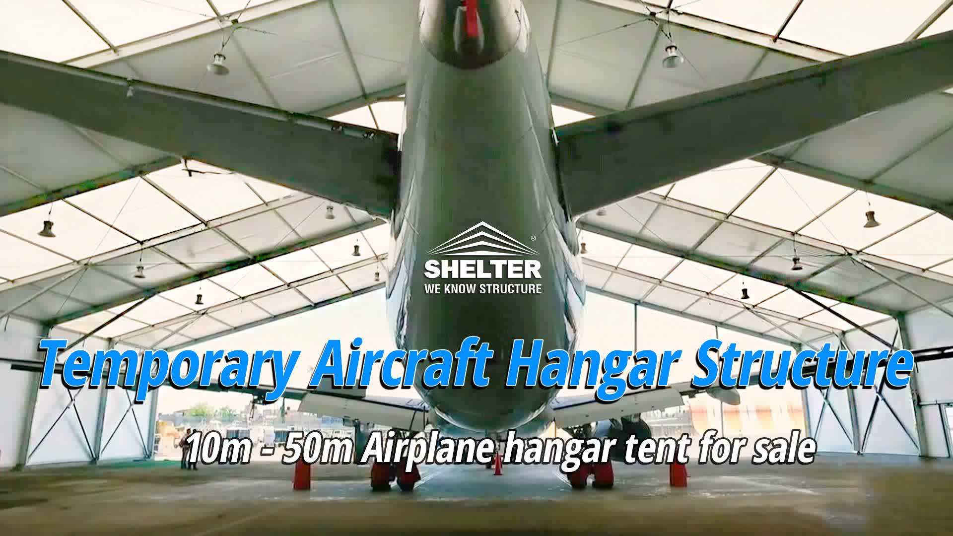 Aluminum Frame Portable Mobile Pvc Fabric Aircraft Hangar Tent For Sale ...
