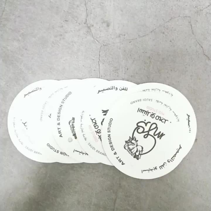 Wholesale Custom Brand Logo Name Printing Original Recycled Circle ...