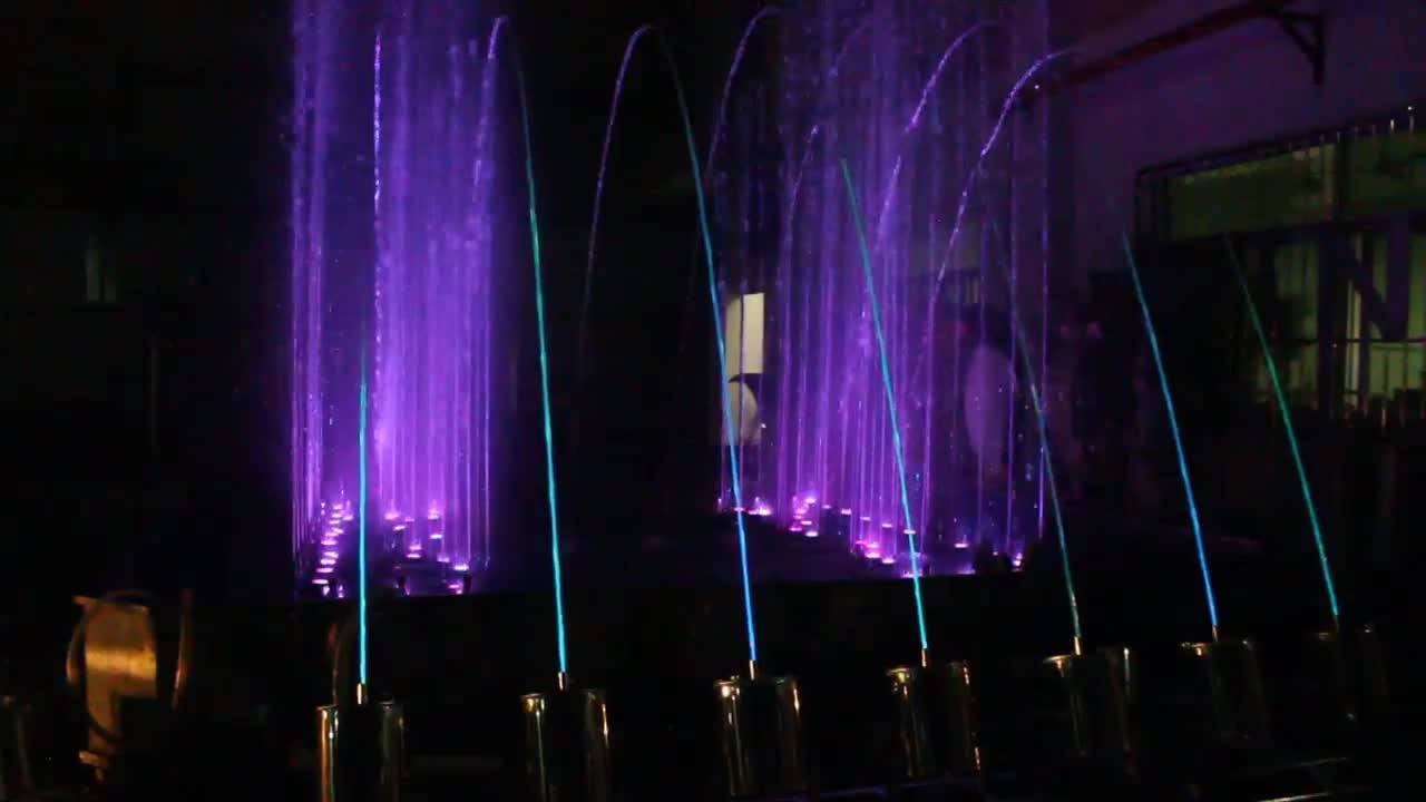 Colorful Laminar Flow Jet With Rgb Indoor Jumping Jets Water Fountain ...