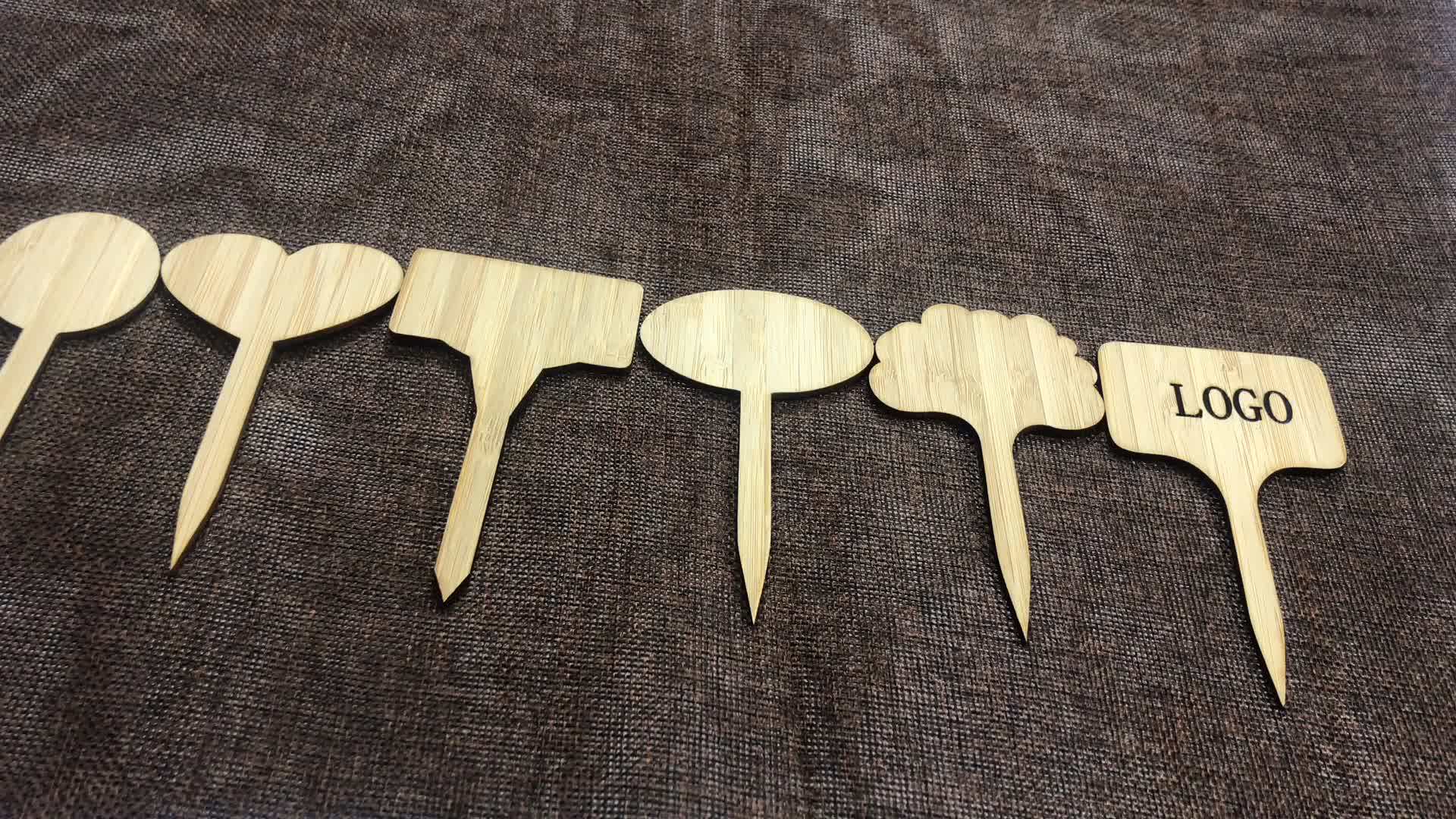 Customized T-shaped Labeling Marker Tray Tray Marker Tool Bamboo Wood ...