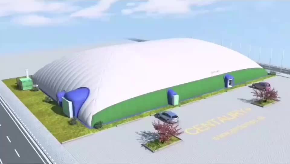 High Quality Inflatable Air Supported Structure Sport Football Hall ...