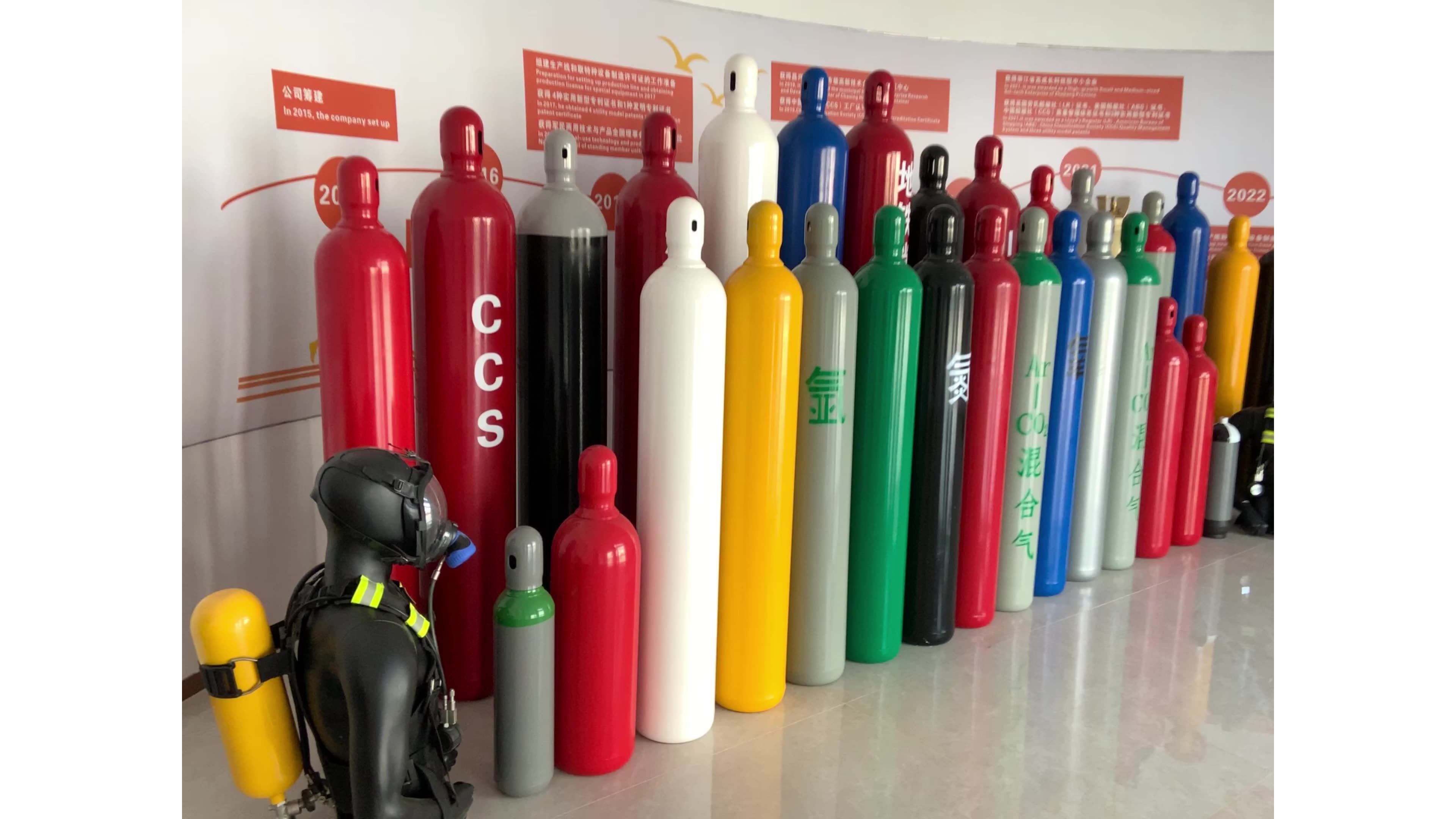 Iso9809 Seamless Steel High Pressure H2 Gas Cylinder Hydrogen Gas ...