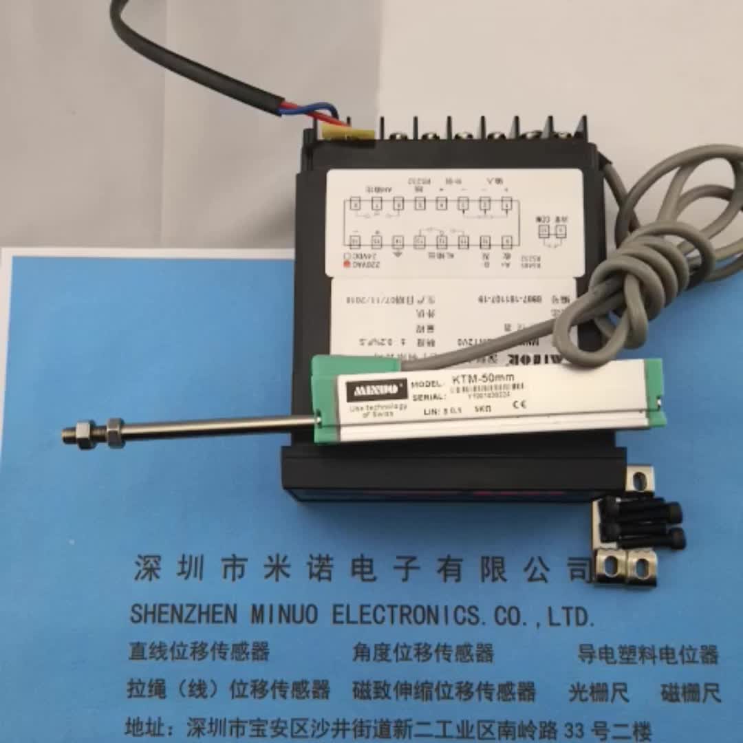 Linear Displacement Sensor Ktm-25mm 1k 0-5v 0-10v Linear Resistance Position Displacement Sensor ...