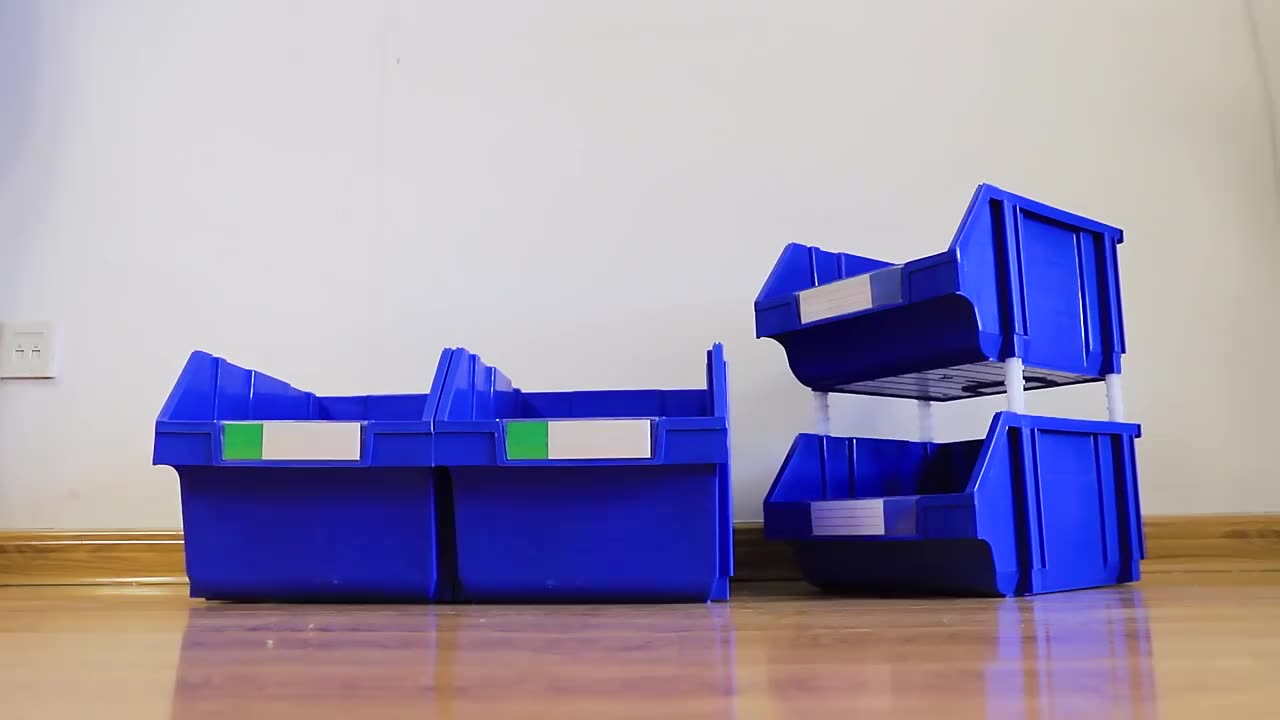 Workbench Stackable Shelf Rack Divisible Hanging Box Plastic Container ...