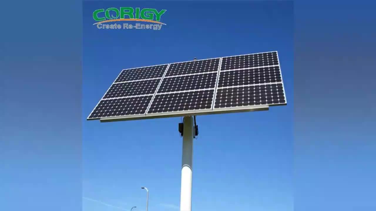 Single-axis Tracker Solar Racking Ground Mount Solar Racking System ...