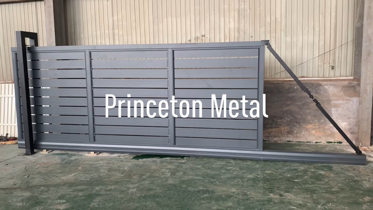 Princeton Aluminum Privacy Estate Gates Automatic Electric Driveway ...