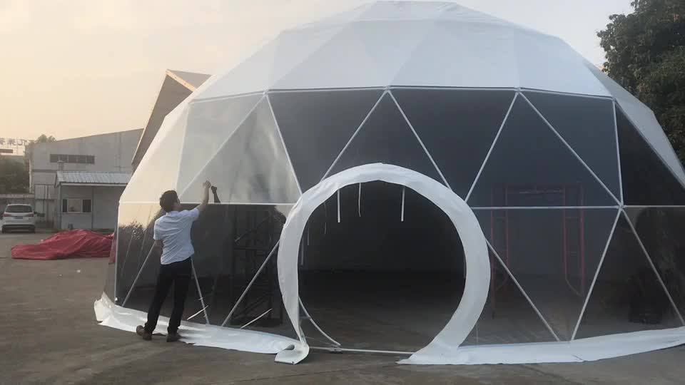 20m Large Sound Proof Dome Exhibition Tent For Wedding And Celebrations ...