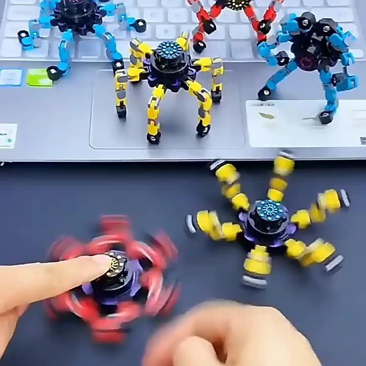 Creative Decompression Deformation Toy Transforming Light Up Fidget ...