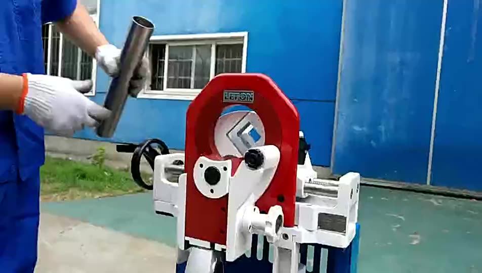 Orbital Electric Automatic Stainless Steel Pipe Cutter Tube Cutting Saw ...