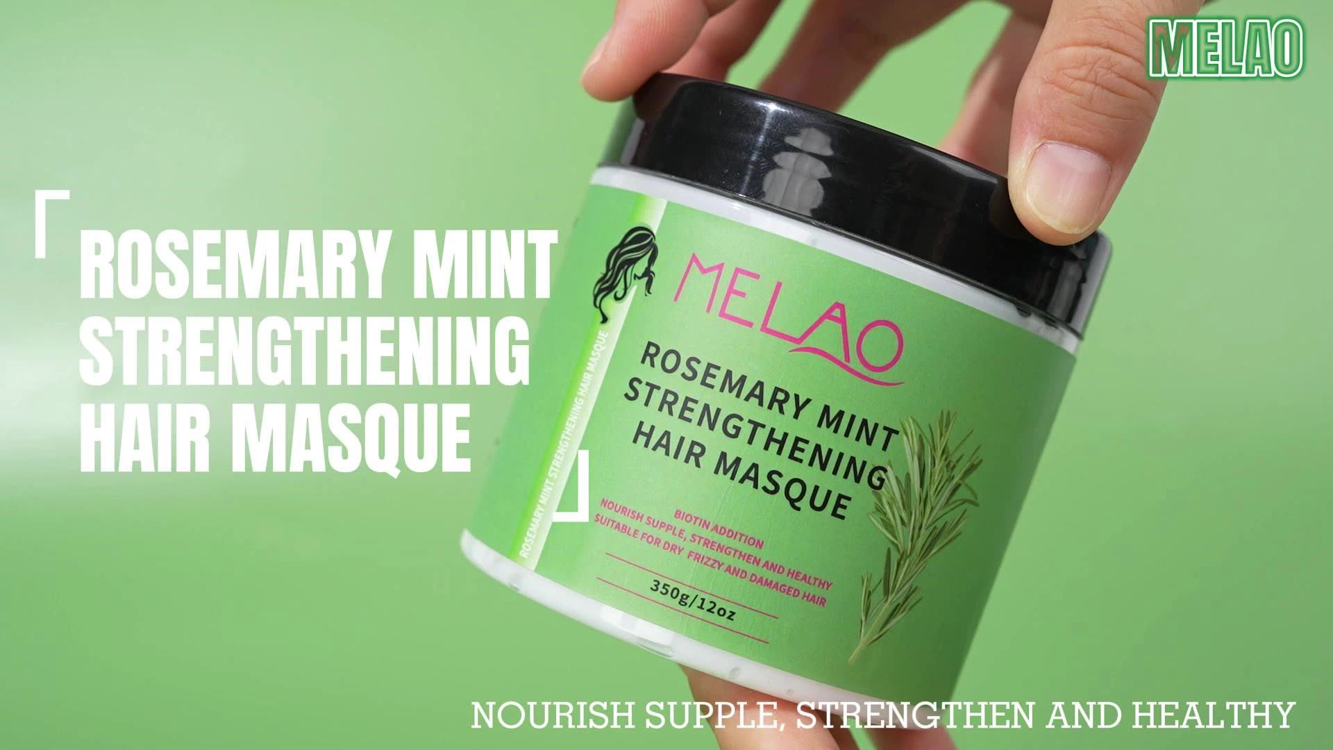 Dry Damaged Hair Deep Condiitoning Rosemary Mint Hair Mask Essential ...