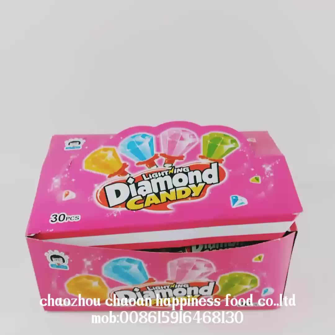 Wholesale Ring Toy Sweets Lighting Diamond Ring Pop Hard Candy - Buy ...