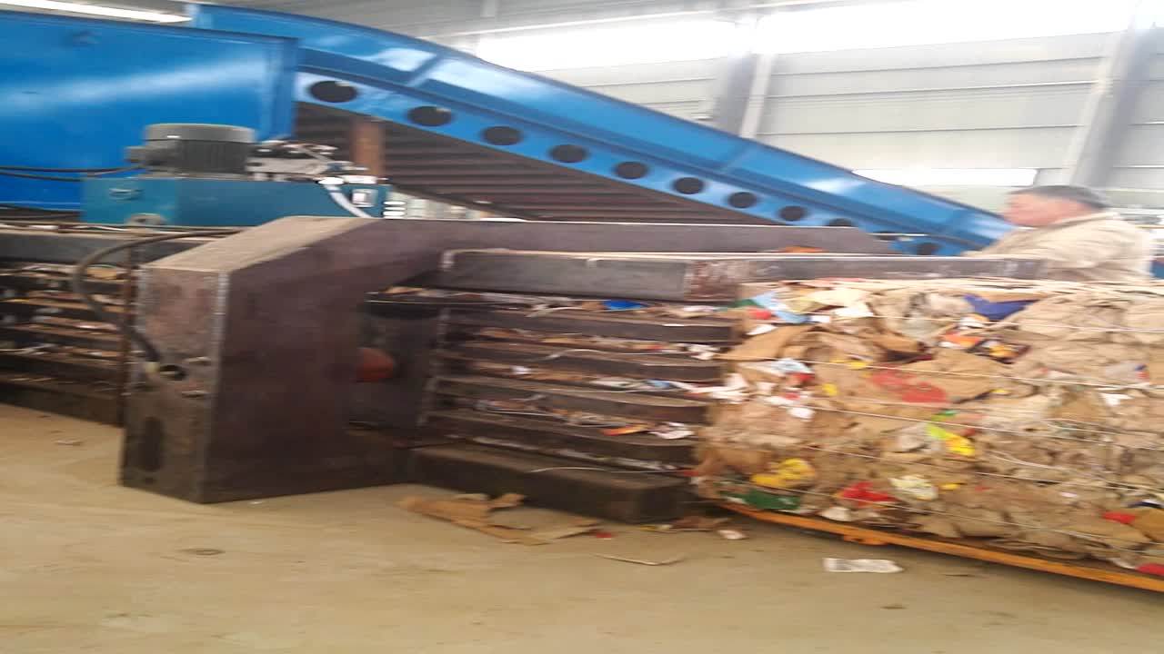 Automatic Horizontal Baling Press Machine/waste Paper Baling Machine ...