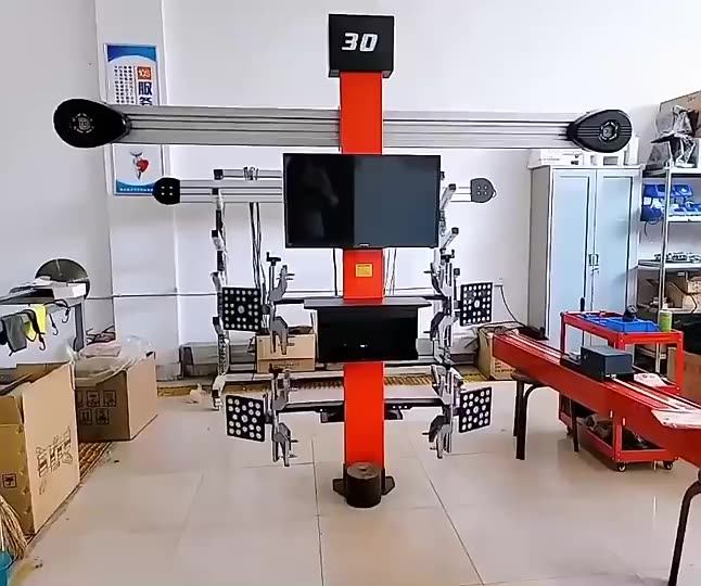 Four Wheel Alignment Machine Tire Aligner And 4 Post Car Lift With Ce ...