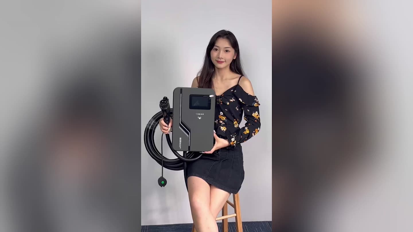 Prtdt Ev Charger 48a 1 Phase 7.6kw 9.6kw 11.5kw Ev Charging Station Type 1 Sae J1772 Electric ...