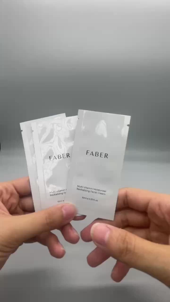 Cream Sample Sachet Cosmetic Sample Bag Small Heat Seal Lotion Foil ...