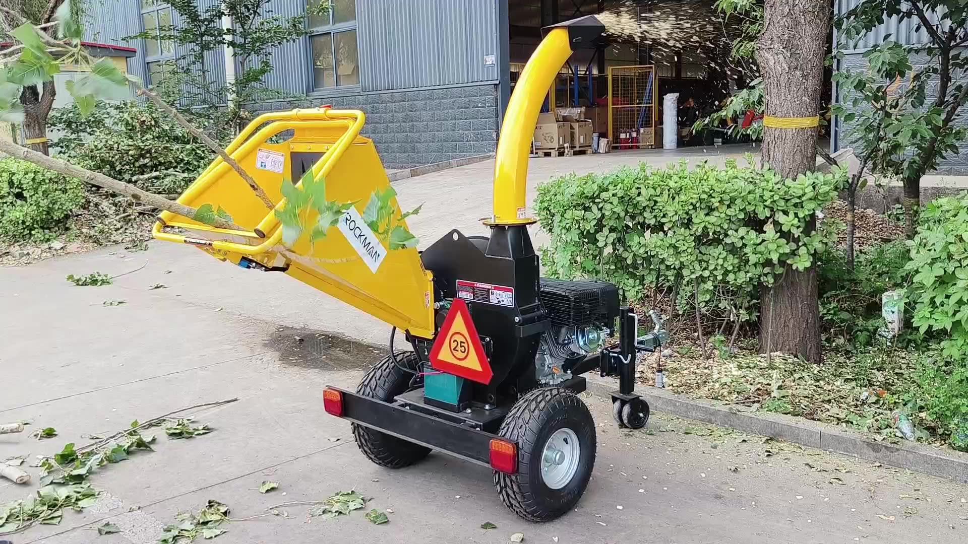 Atv Towable 15hp Gasoline Engine Powered Professional 5 Inch Capacity ...