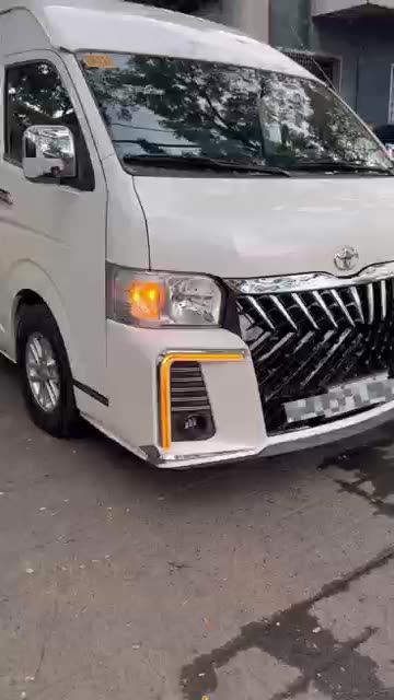 Front Body Kit For Hiace Kdh200 2005-2018 Front Bumper Rear Bumper For ...