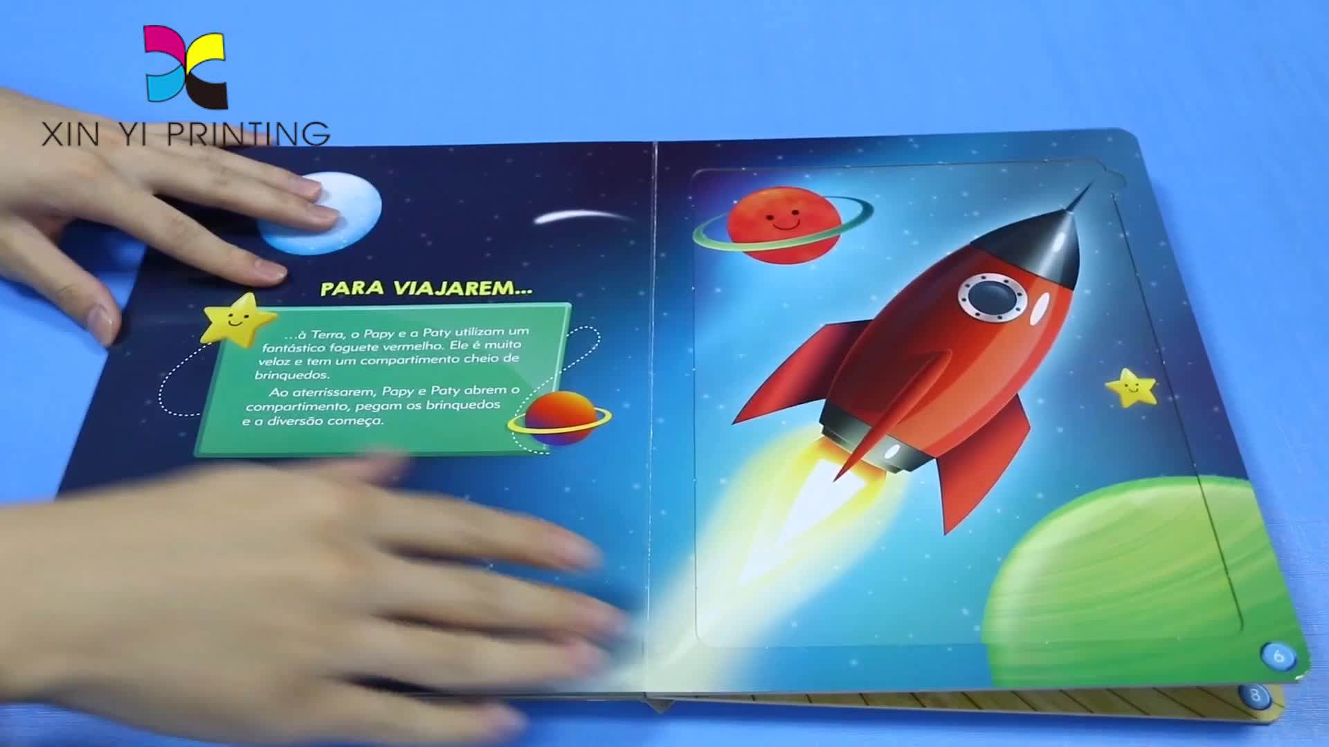 Colorful Children Thick Color Design Printing Custom Paperboard Kids ...