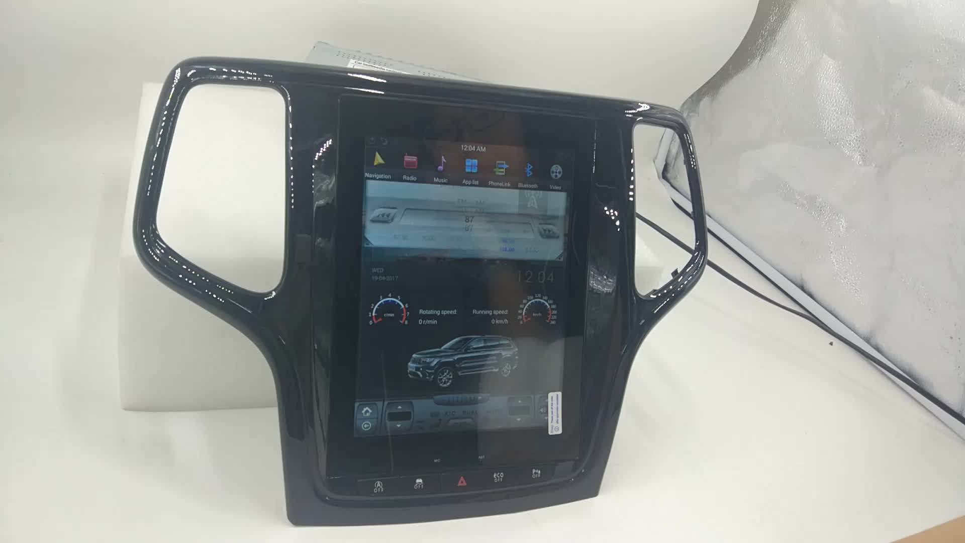 Tesla Vertical Touch Screen Car Navigation Device For Jeep Grand ...