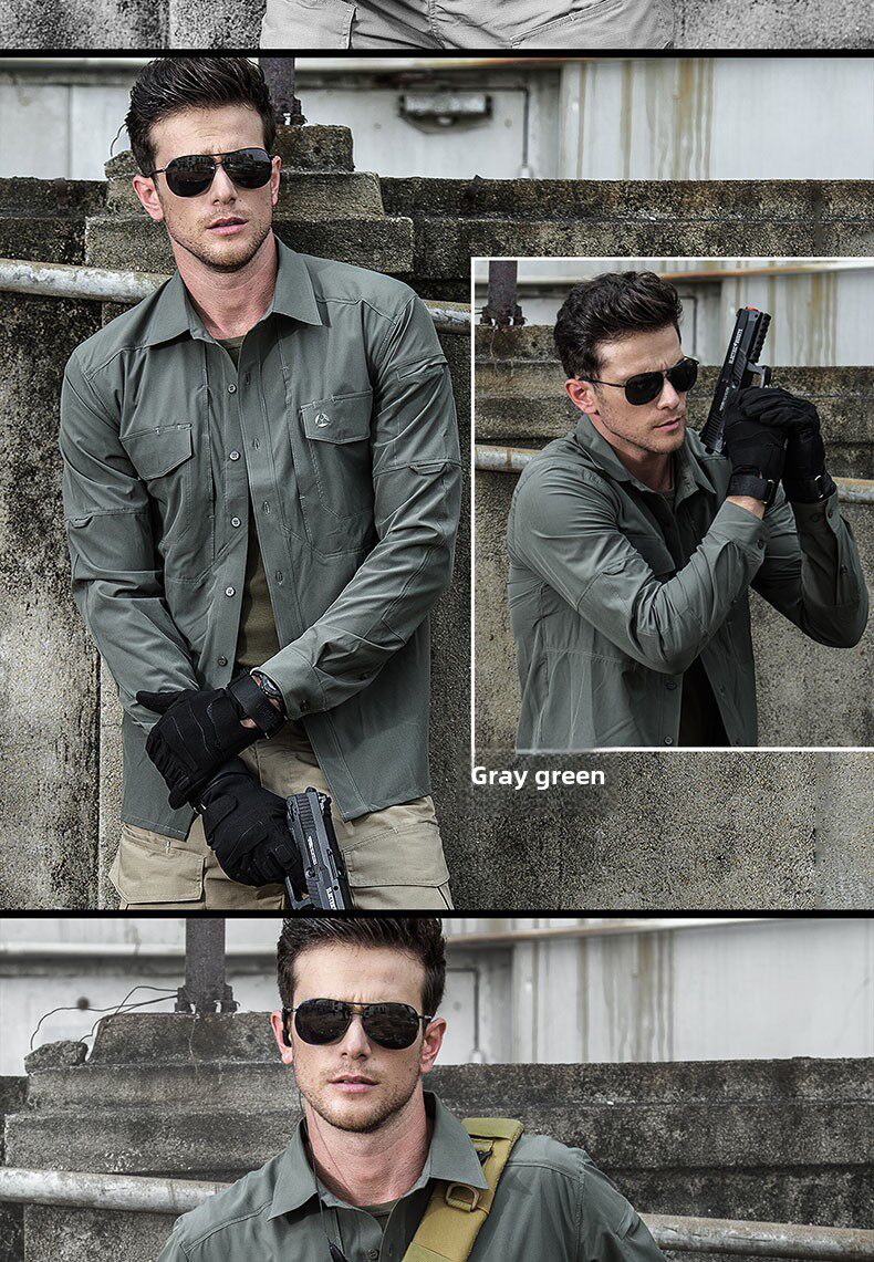 Huanlong Outdoor Agent Clothing Summer Tactical Quick-Drying Shirt Long ...