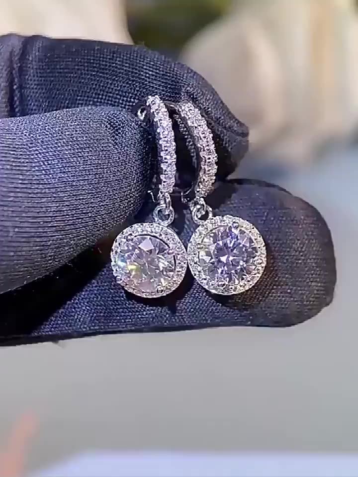 New Product Fine Jewelry Wedding Bridal Small Round Gemstone 1ct ...